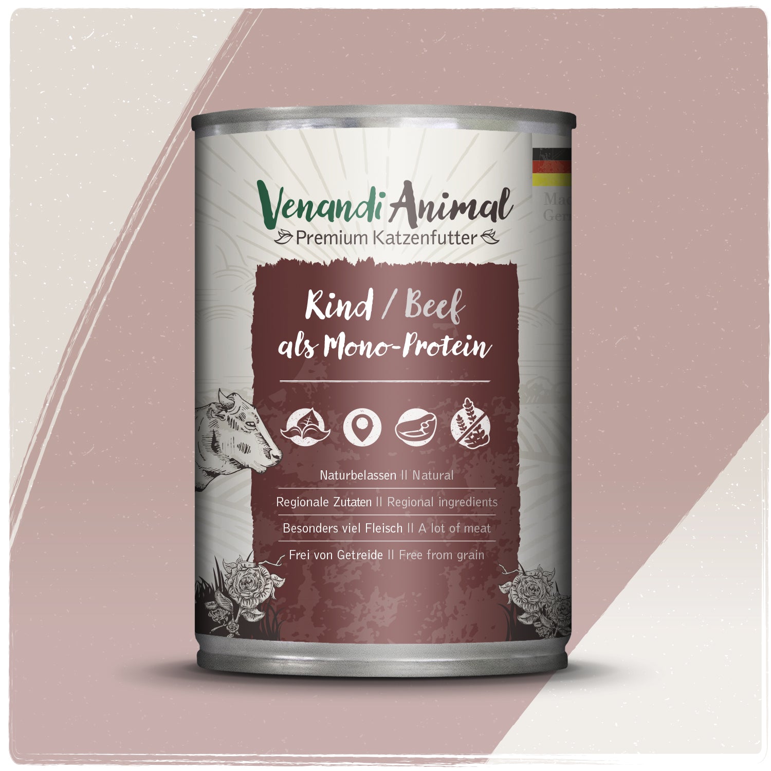 VENANDI ANIMAL Premium Cat Food Mono-Protein - Beef 400g – MELLO